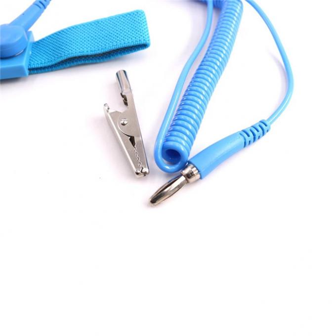Adjustable Alligator Clip 1.8m Esd Wrist Strap