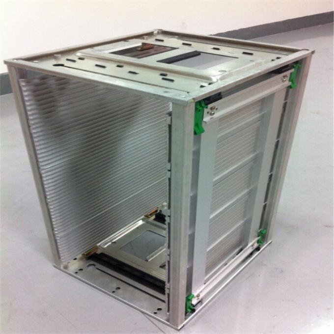 SMT Heat Resistant ESD Pcb Trays Aluminium Pcb Magazine Rack