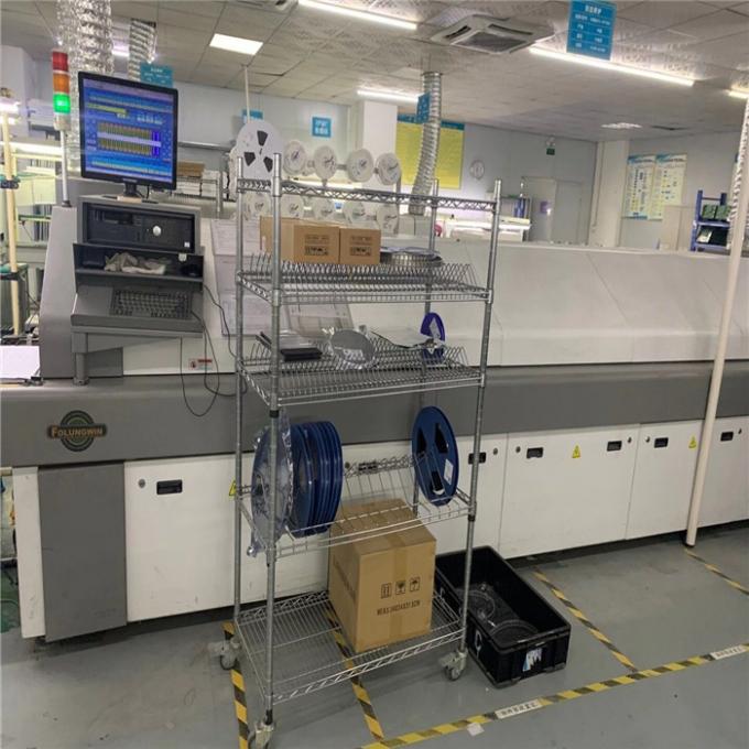 SS201 SMT Reel Shelving Trolley ESD SMT Reel Storage Cart