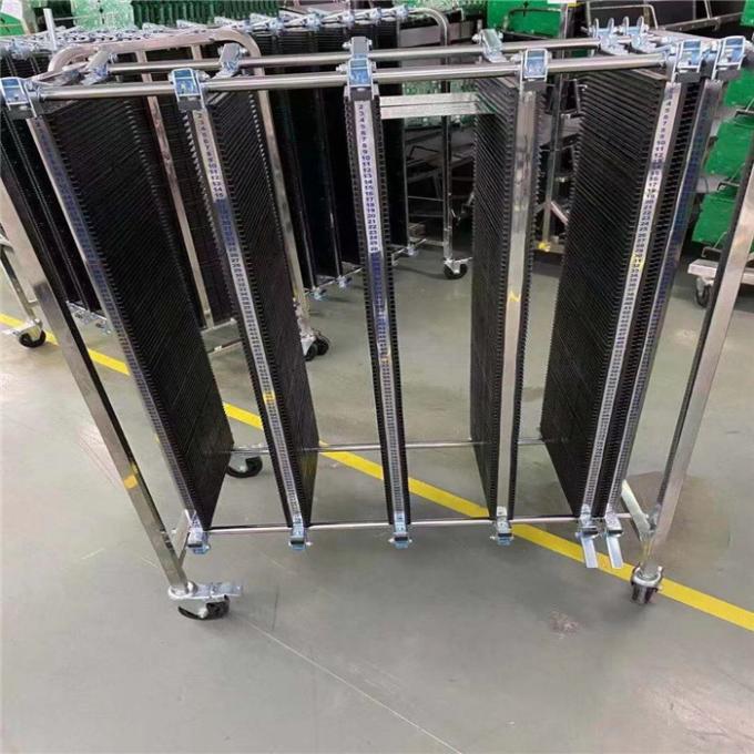 Antistatic PCB Plates ESD Stainless Steel Trolley Turnover ESD Cart