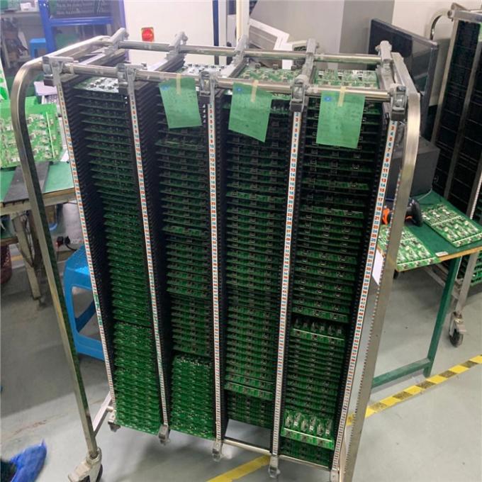 Antistatic PCB Plates ESD Stainless Steel Trolley Turnover ESD Cart